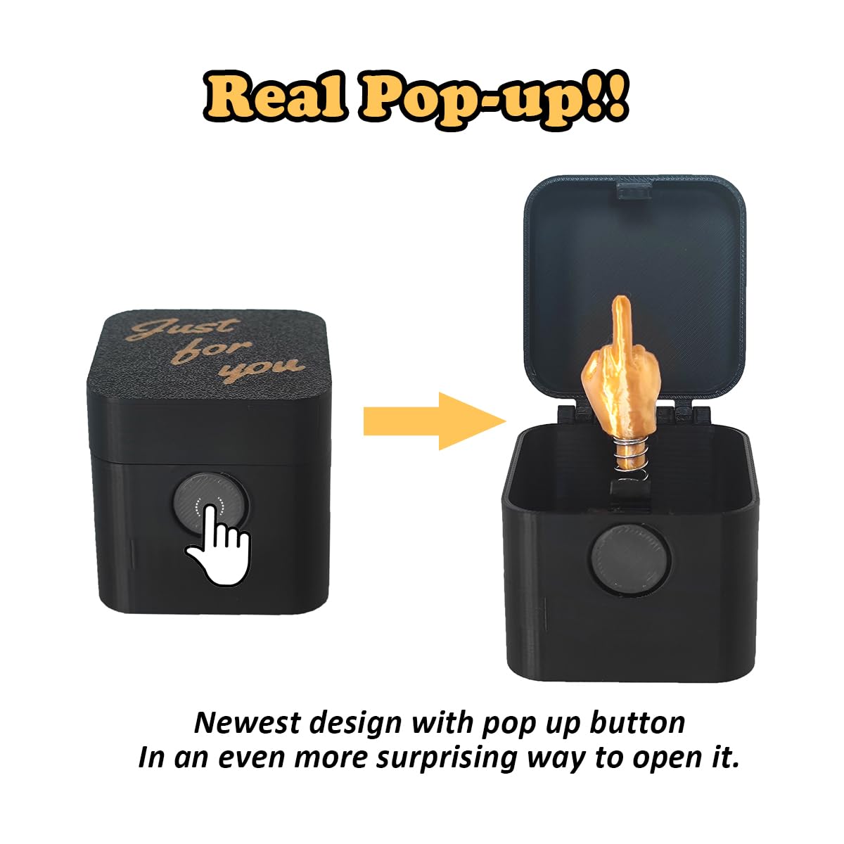 Snapklik.com : Middle Gifts Finger In A Box Gag Gifts Funny Pop Up ...