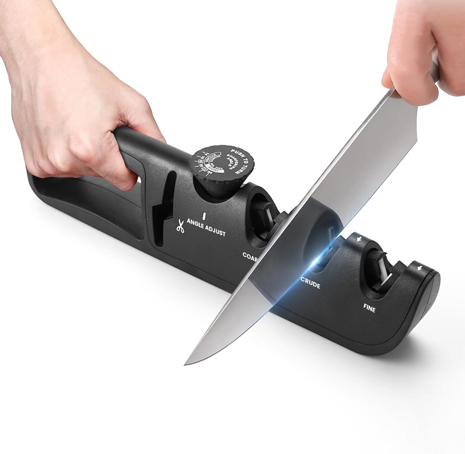 KEPEAK Knife Sharpener 4 in 1, Adjustable Professional Knife Sharpener ...