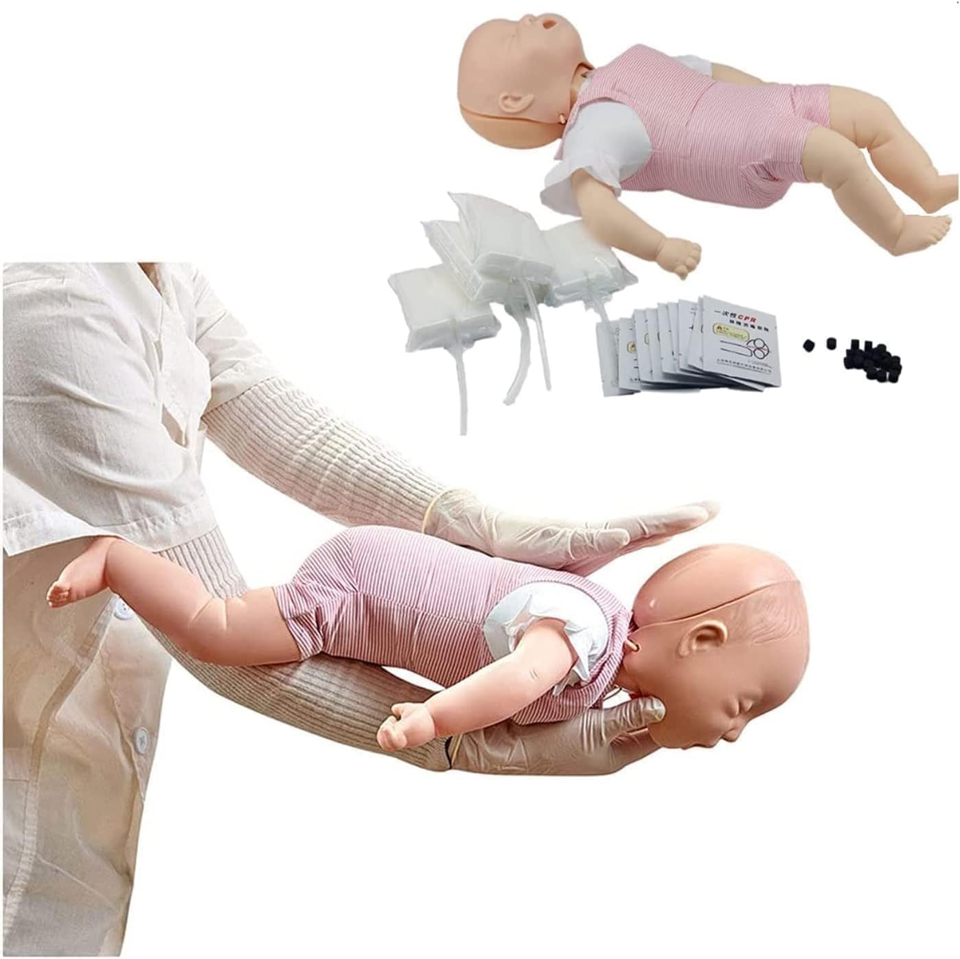 Amazon.com: YCSZSTORE Infant First Aid CPR Manikin Training Dummy ...