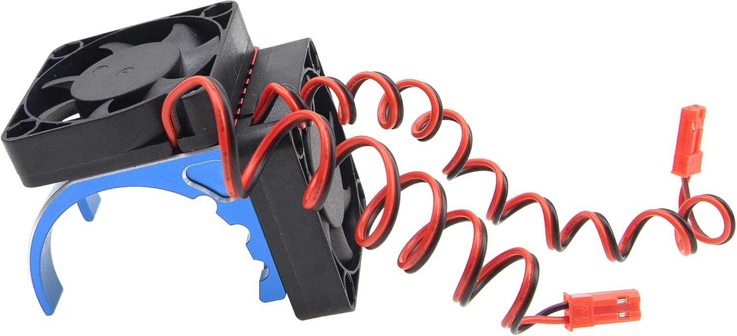 Amazon.com: ShareGoo RC 42mm Motor Heatsink w/Dual Cooling Fan Electric ...