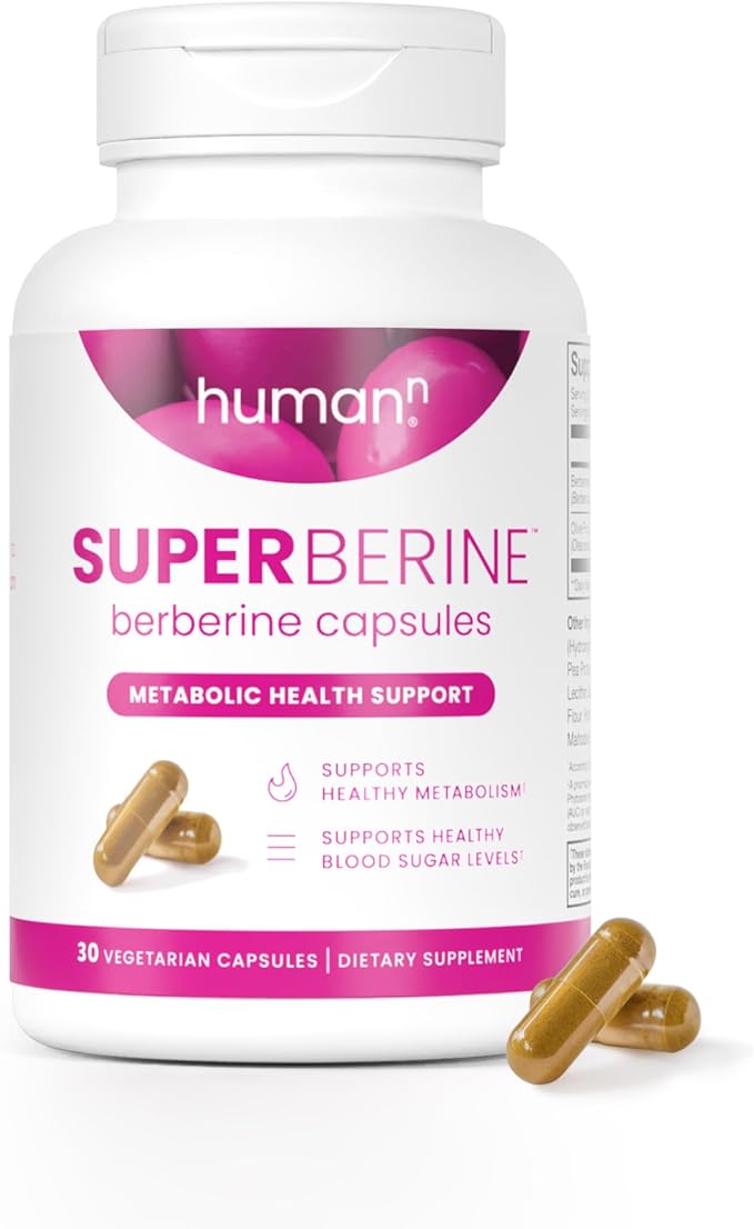 Amazon.com: Humann SuperBerine Berberine Supplements, Healthy ...