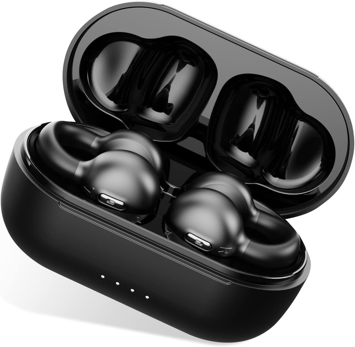 Amazon.com: Wireless Ear Clip Headphones, Bone Conduction Open Sport ...