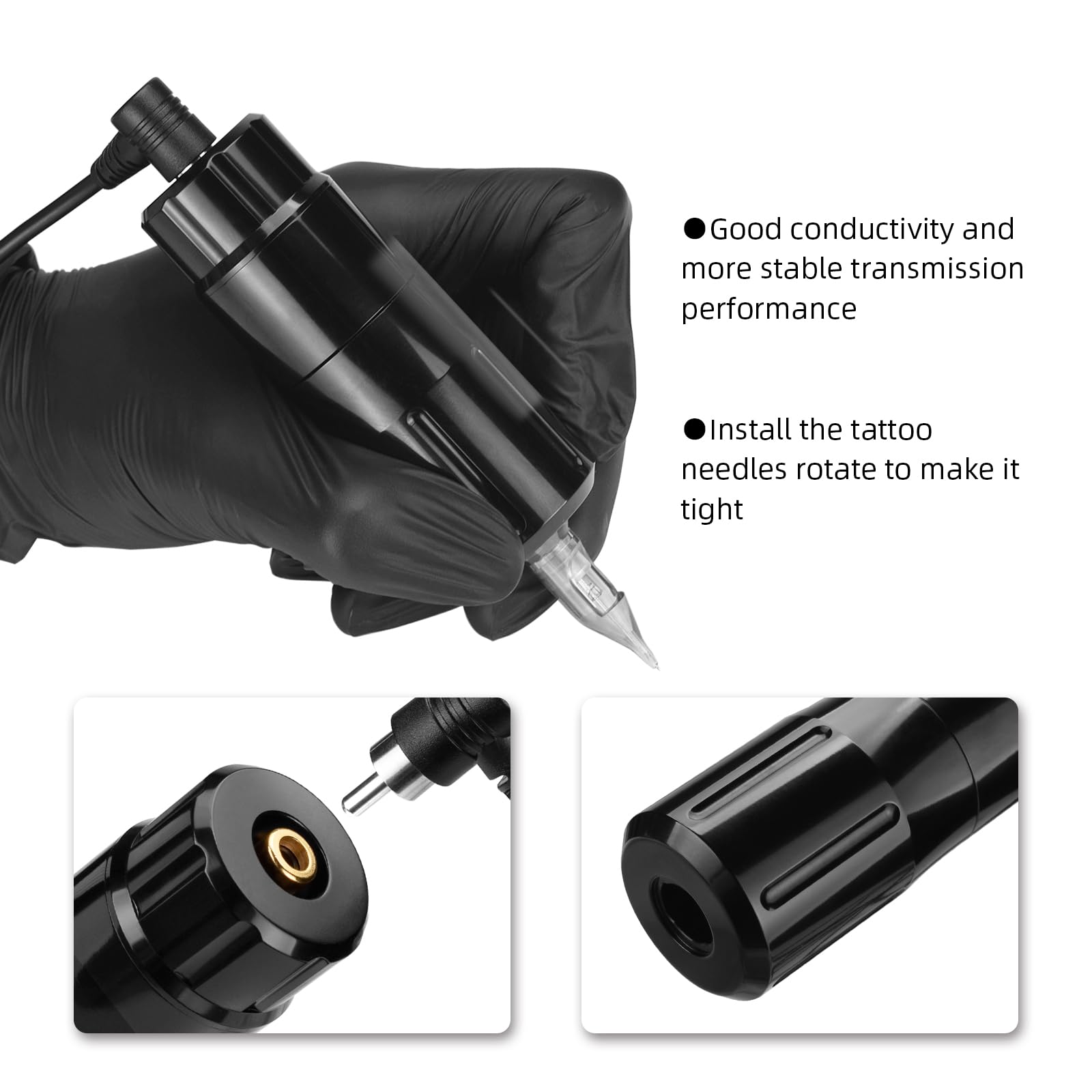 Pneumatic Rotary Tattoos AVA X2 Adjustable Rotary Machine Grass Green