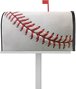 Amazon.com: Mailbox Cover Funny Sports Baseball Mailbox Covers Magnetic ...