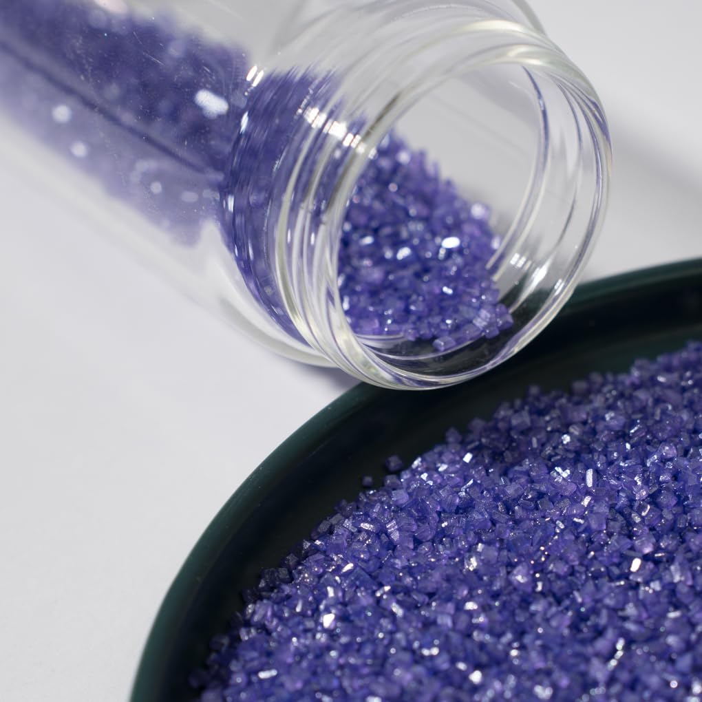 Snapklik.com : Purple Sanding Sugar Edible Sugar Sprinkles For Cakes ...