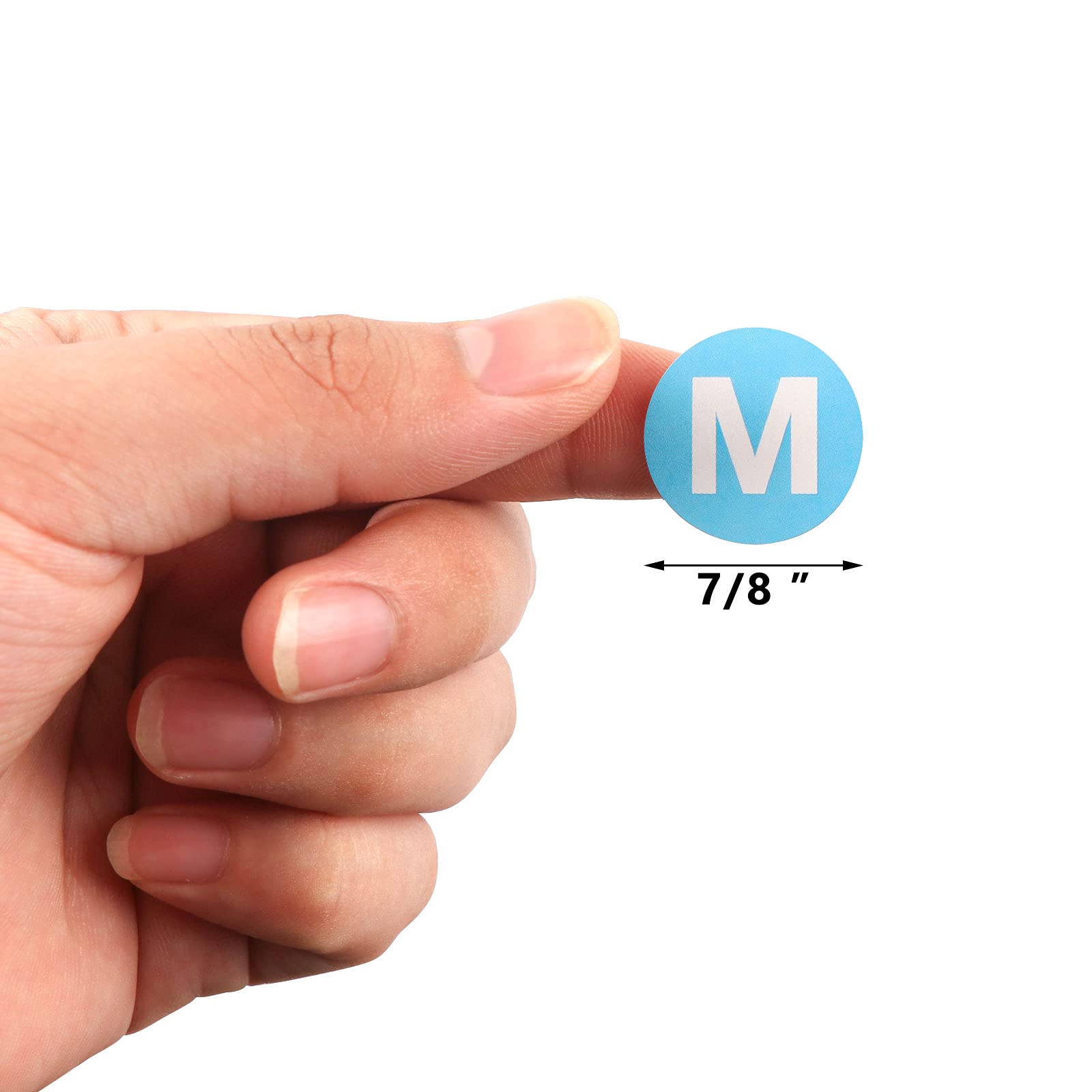 Snapklik.com : 3500 Pcs 7/8" Clothing Size Sticker Labels For Retail ...