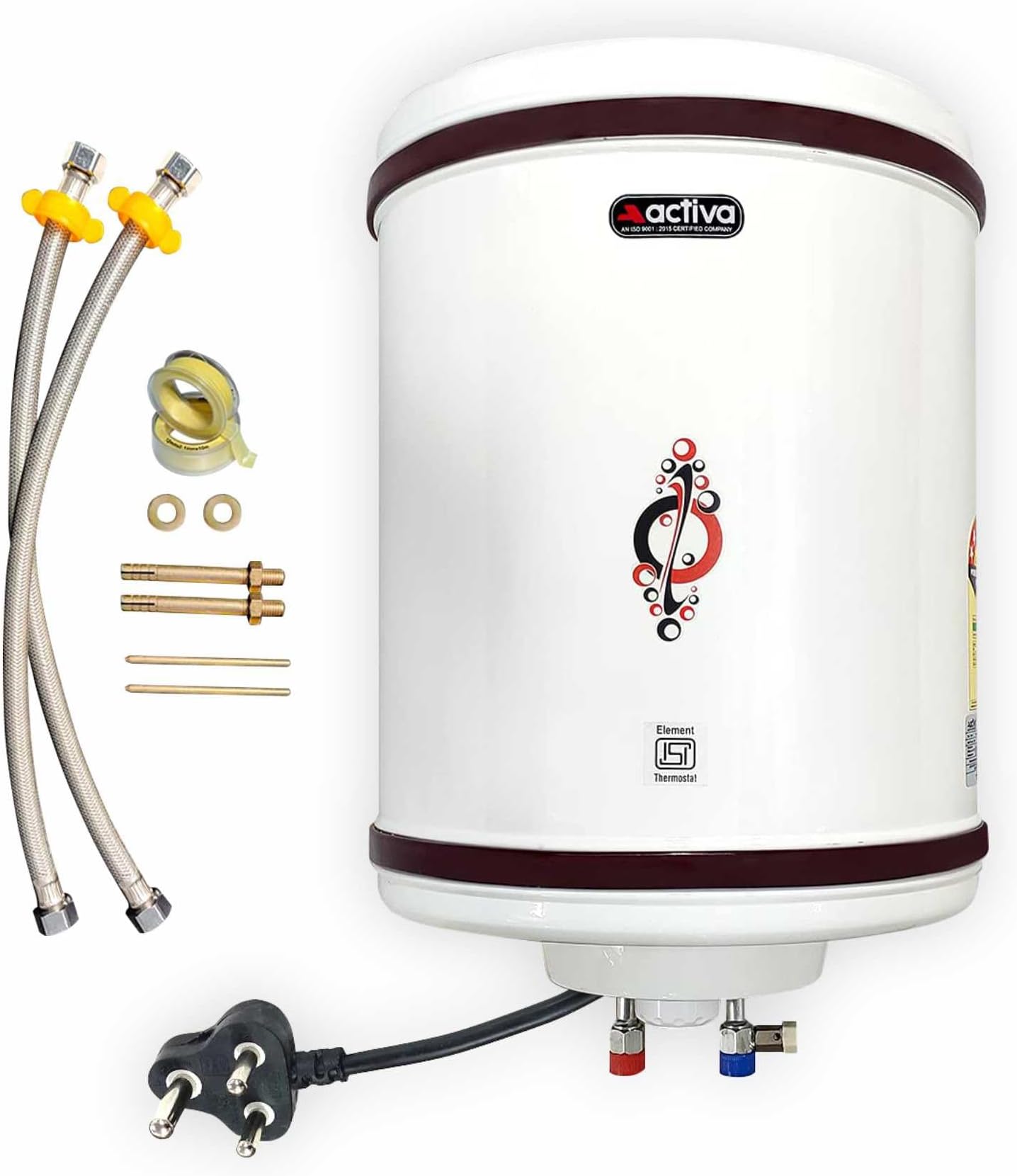 Buy AO Smith Has-50 Horizontal Wall Mounted Water Heater Geyser (50 L ...