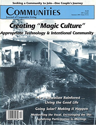 Communities Magazine #111 (Summer 2001) – Creating Magic Culture eBook ...