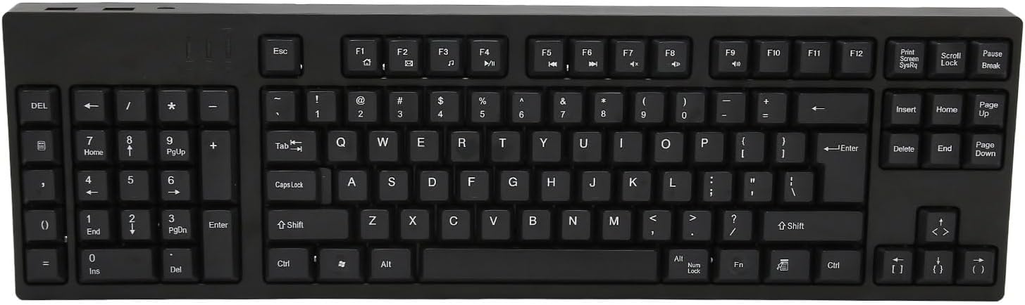Amazon.com: Left Handed Keyboard, Ergonomic Layout, 109 Keys, Micro USB ...