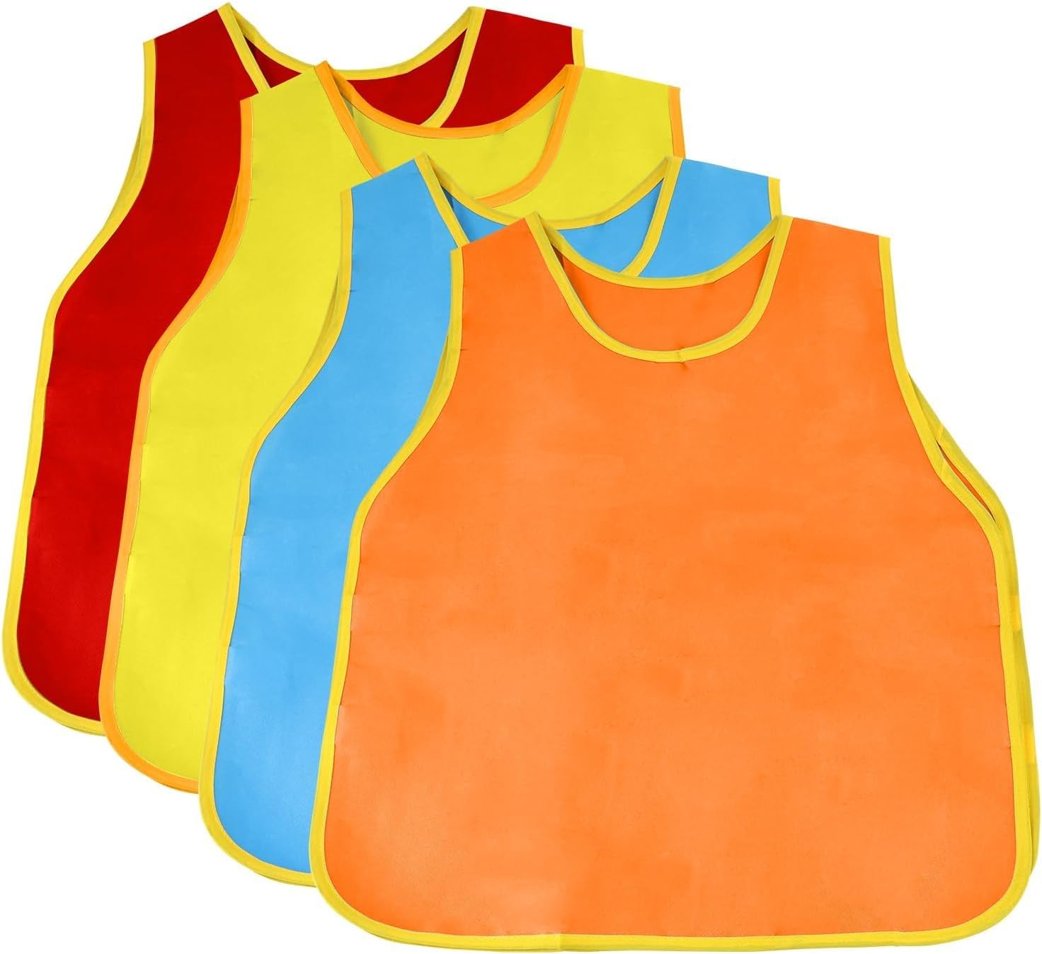 KZNKZN 4 Pack Smock For Kids,Children Waterproof Art Smock Painting ...