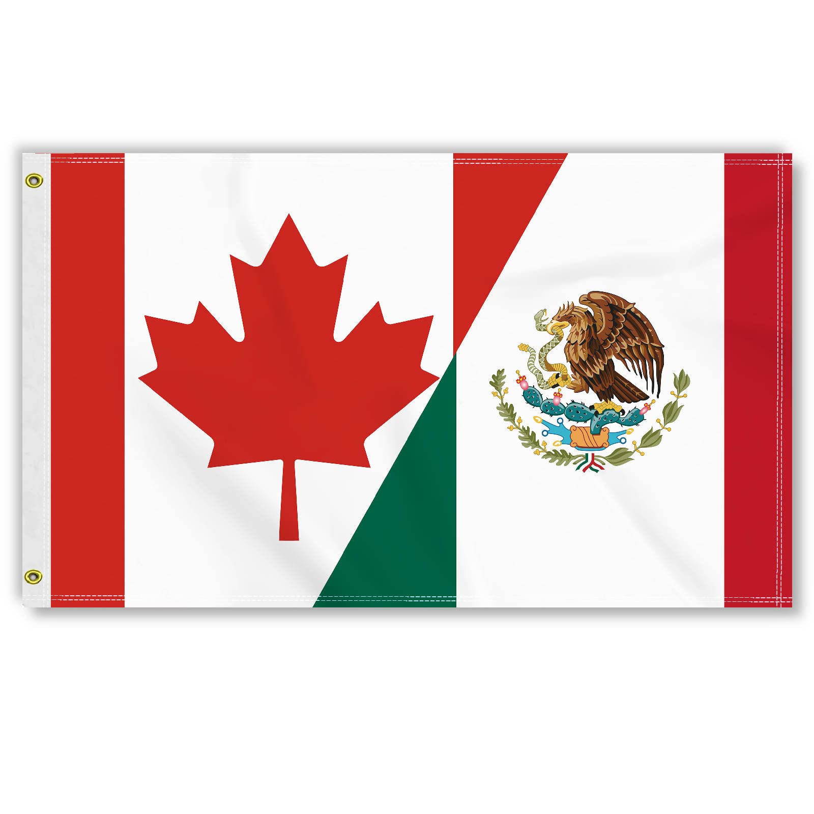 Mexican Canadian Flag