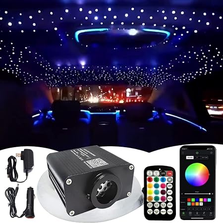 Amazon.com: 32W Twinkle Starlight Headliner Kit, 850pcs 0.03in 13.1ft ...