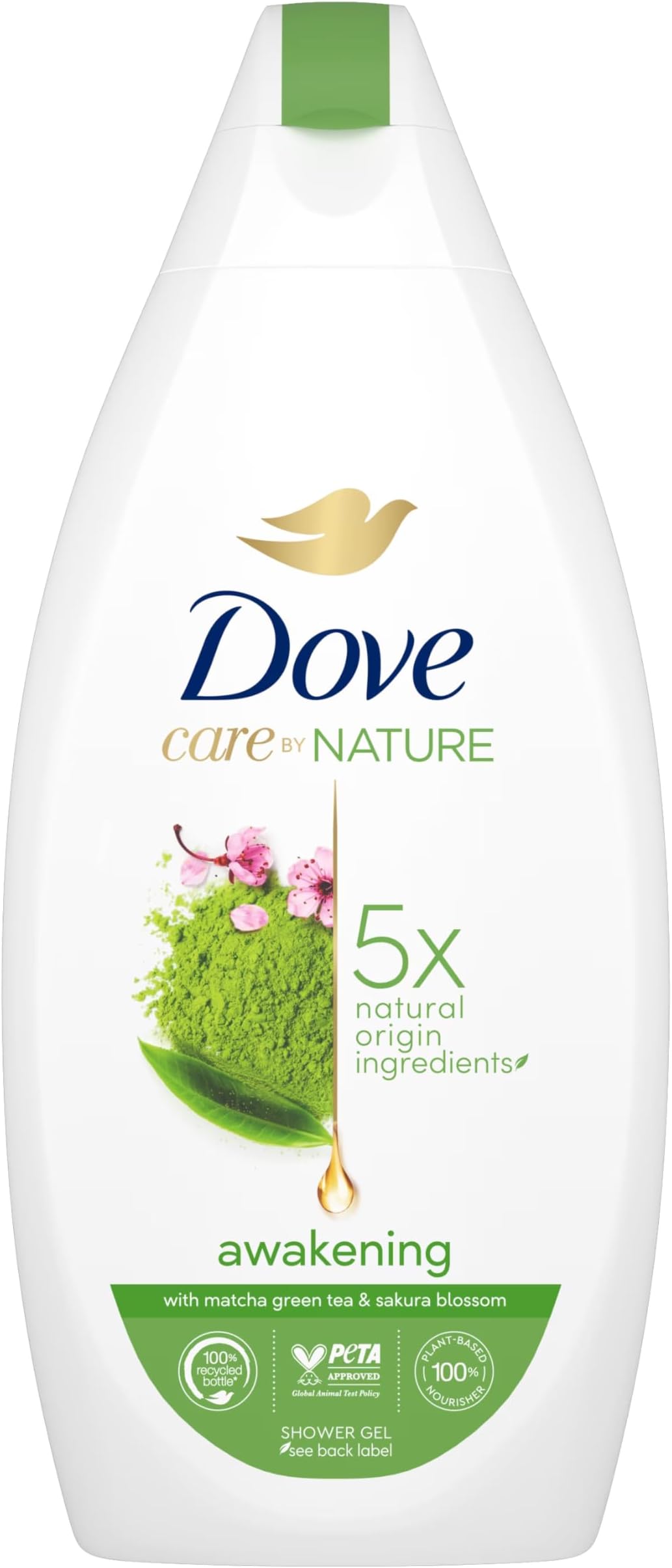Amazon.com : Unilever Dove Care By Nature Awakening Shower Gel, Body ...