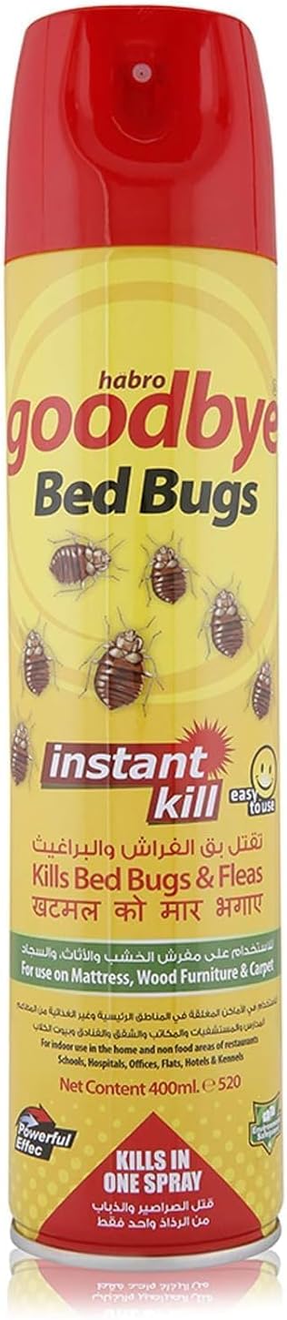 Habro Goodbye Bed Bugs Spray - 400 ml : Amazon.ae: Patio, Lawn & Garden