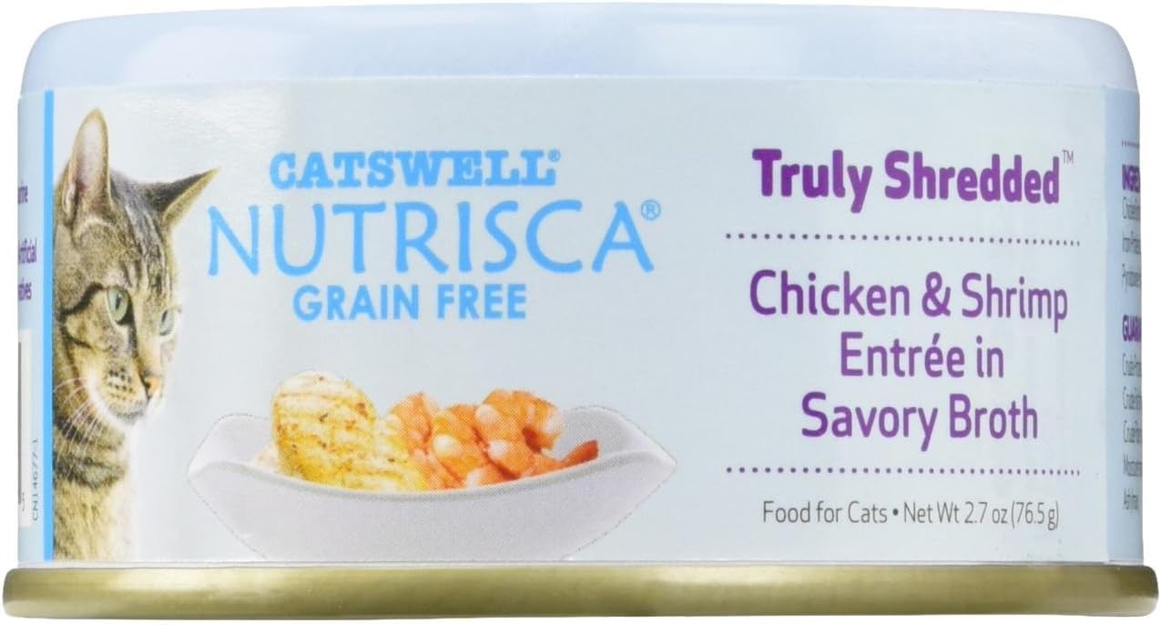 Amazon.com: Nutrisca Grain Free Cat Food, Chicken & Shrimp, 2.7 Ounce ...