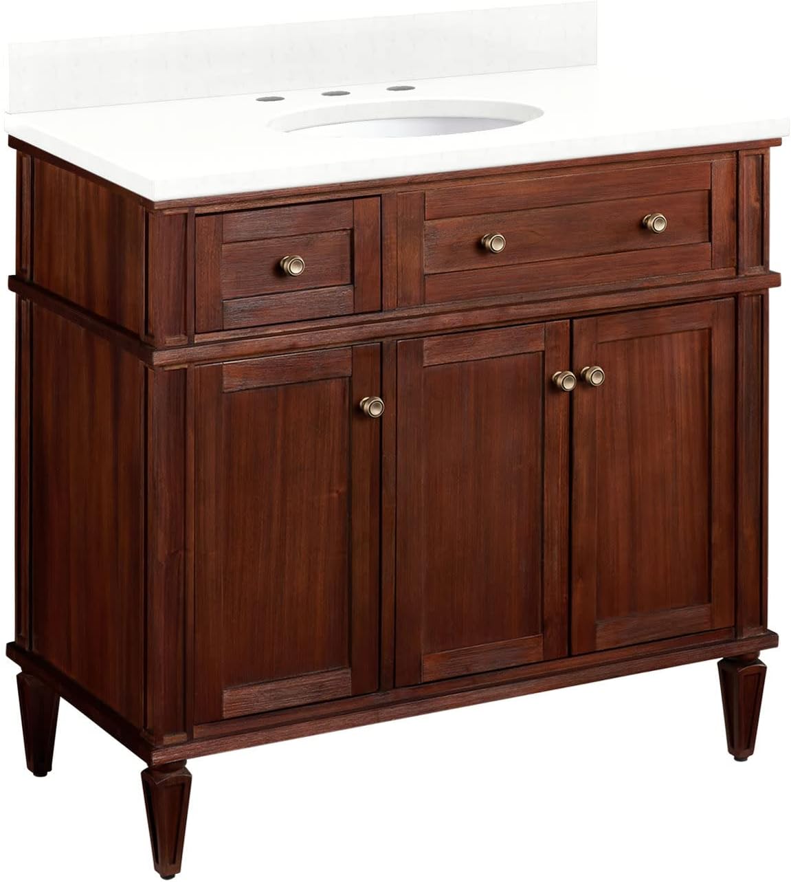 Amazon.com: Signature Hardware 464766 Elmdale 36" Free Standing Single ...