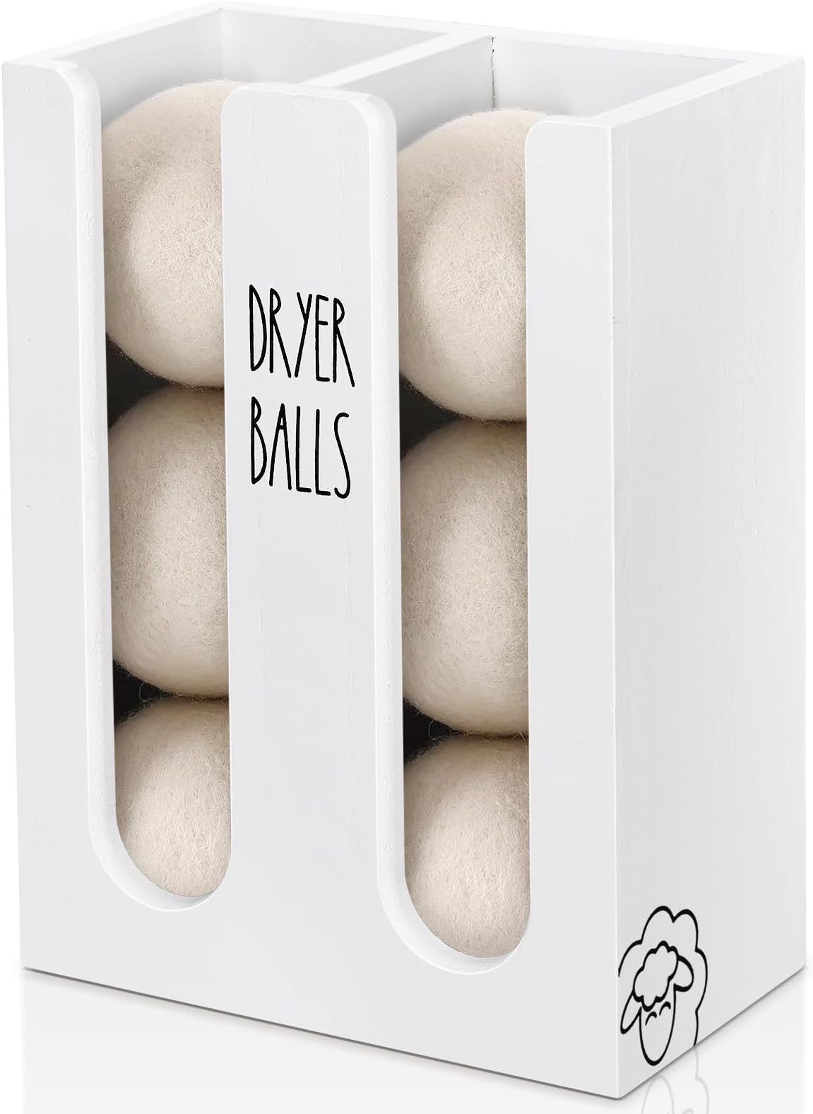Amazon.com: Magnetic Dryer Ball Holder, Dryer Balls Storage Wire Basket ...