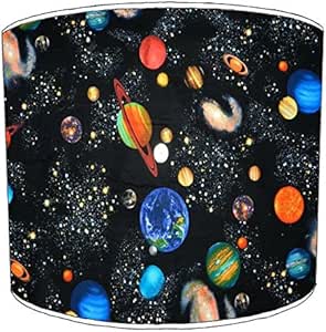 Colourful Solar System Planets Outer Space Lampshade for A Ceiling ...
