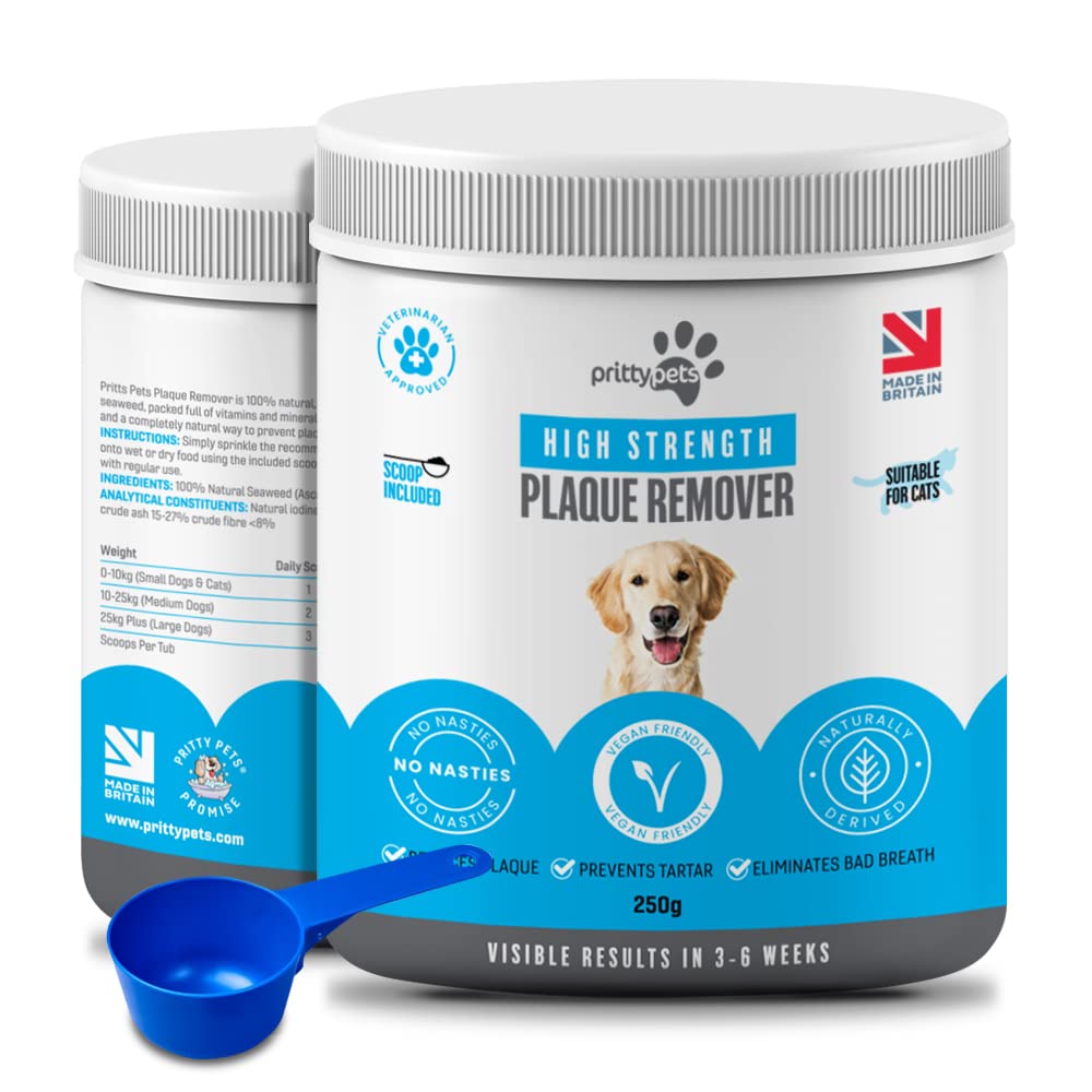Pritty Pets Dog Plaque Remover 250g Plaque Off Dogs & Cats 100% Natural ...