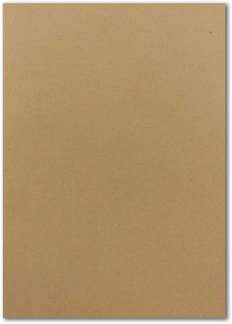 50 x Letter Paper Sets A4 with C6 Envelopes, Wet Seal, Kraft Paper ...