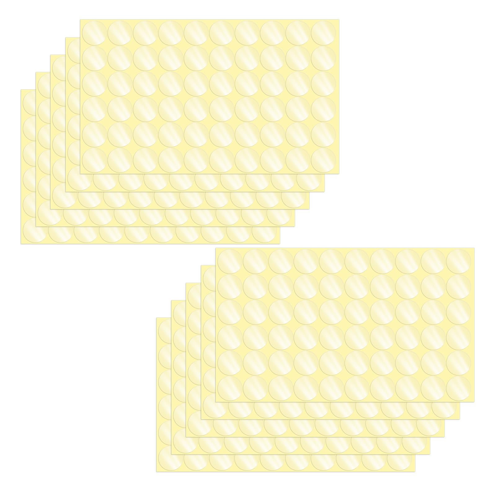 Amazon.com : YIKIADA Transparent Dots Stickers Vinyl 1 Inch Self ...