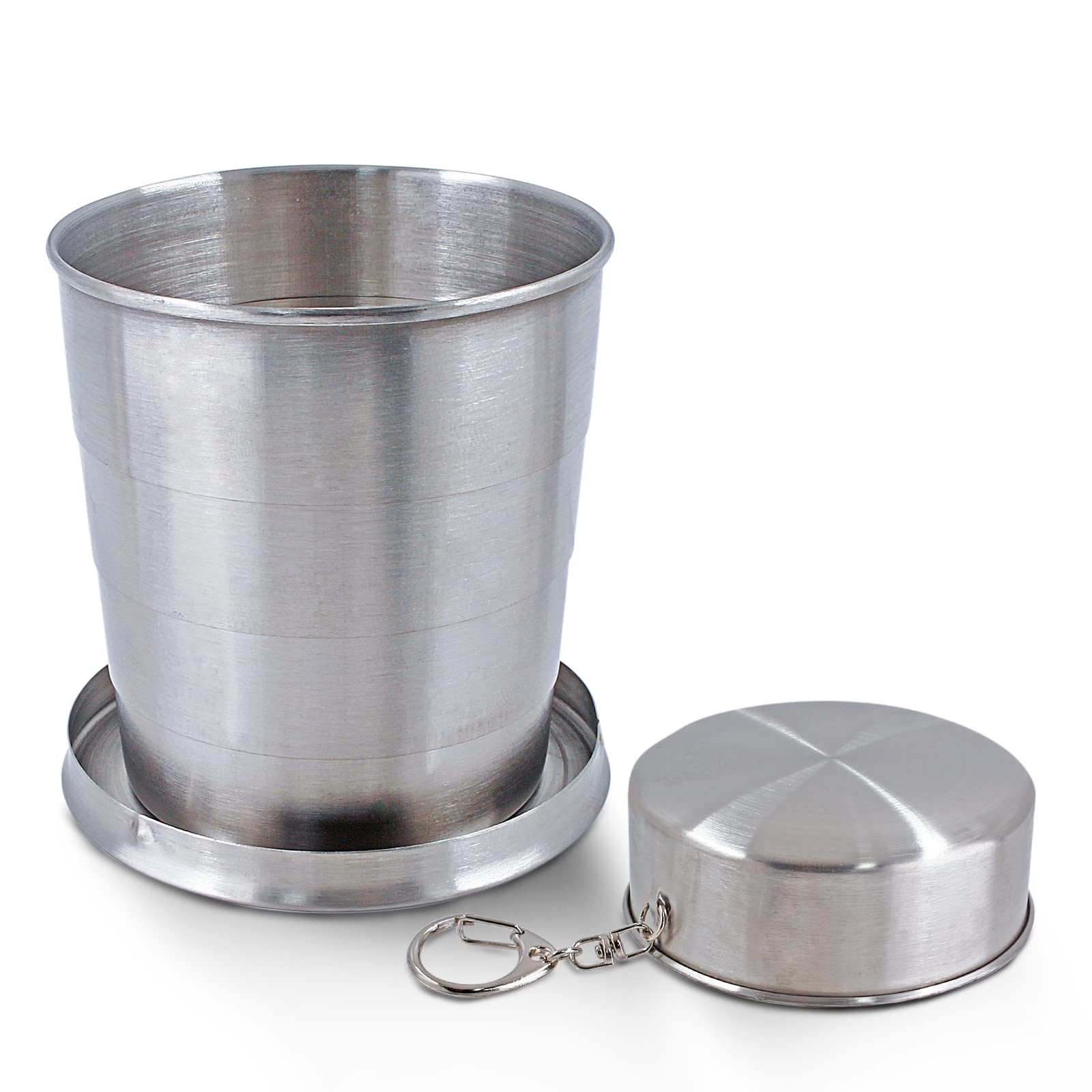 Amazon.com: Litoexpe 8.45oz Collapsible Travel Cup With Keychain ...