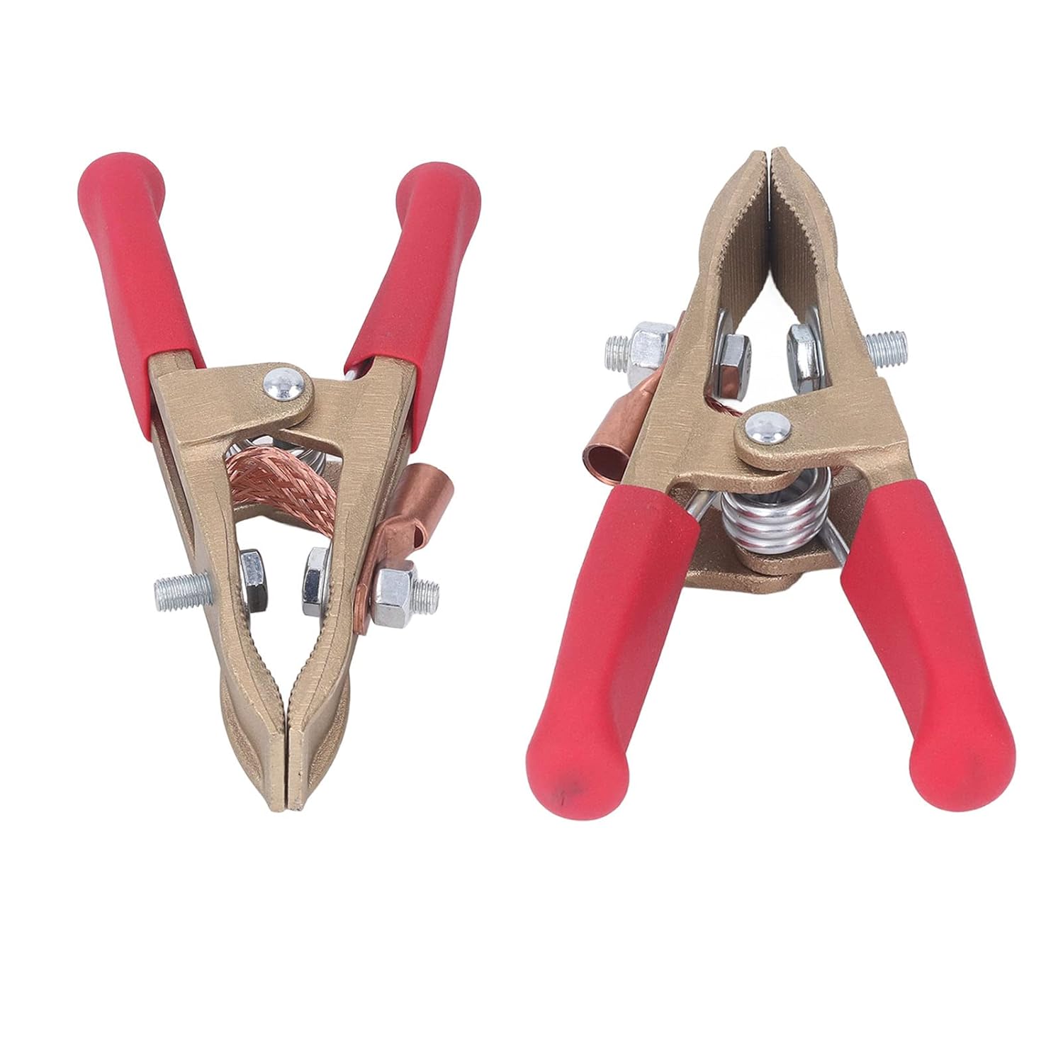 500A Welding Ground Clamp Cable Clip Arc Holder Grounding Clamp with 2 ...