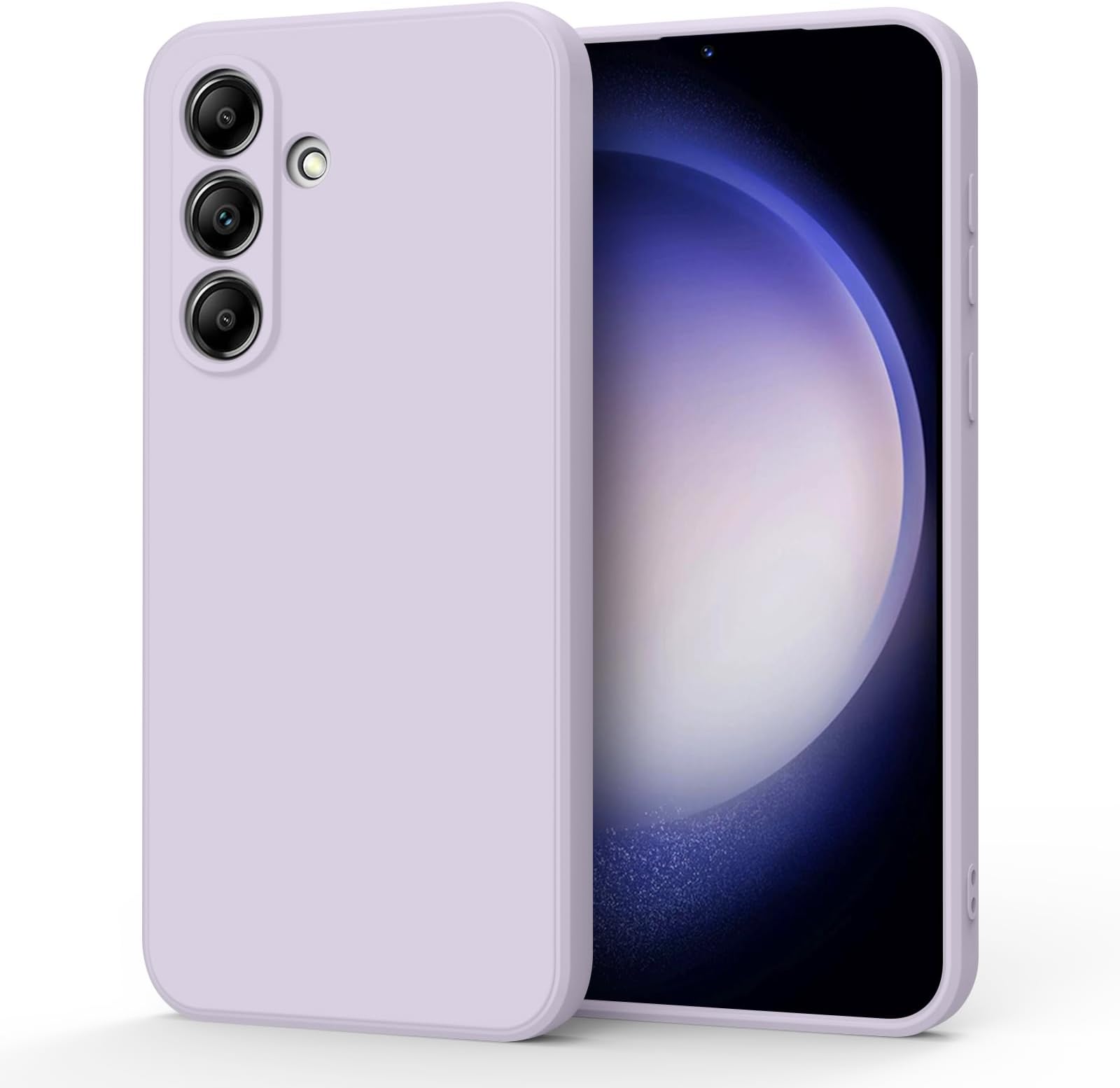 Amazon.com: AK for Samsung Galaxy S23 FE Case, Stylish Slim Liquid Silicone Full-Body Protective ...