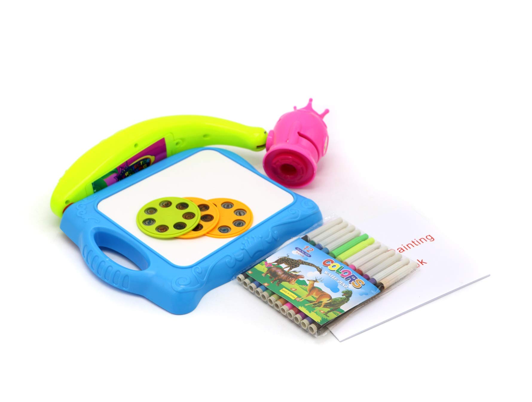 Buy Toyzabo Kids Art Set Projector Smart Tracing Drawing Kit Light ...