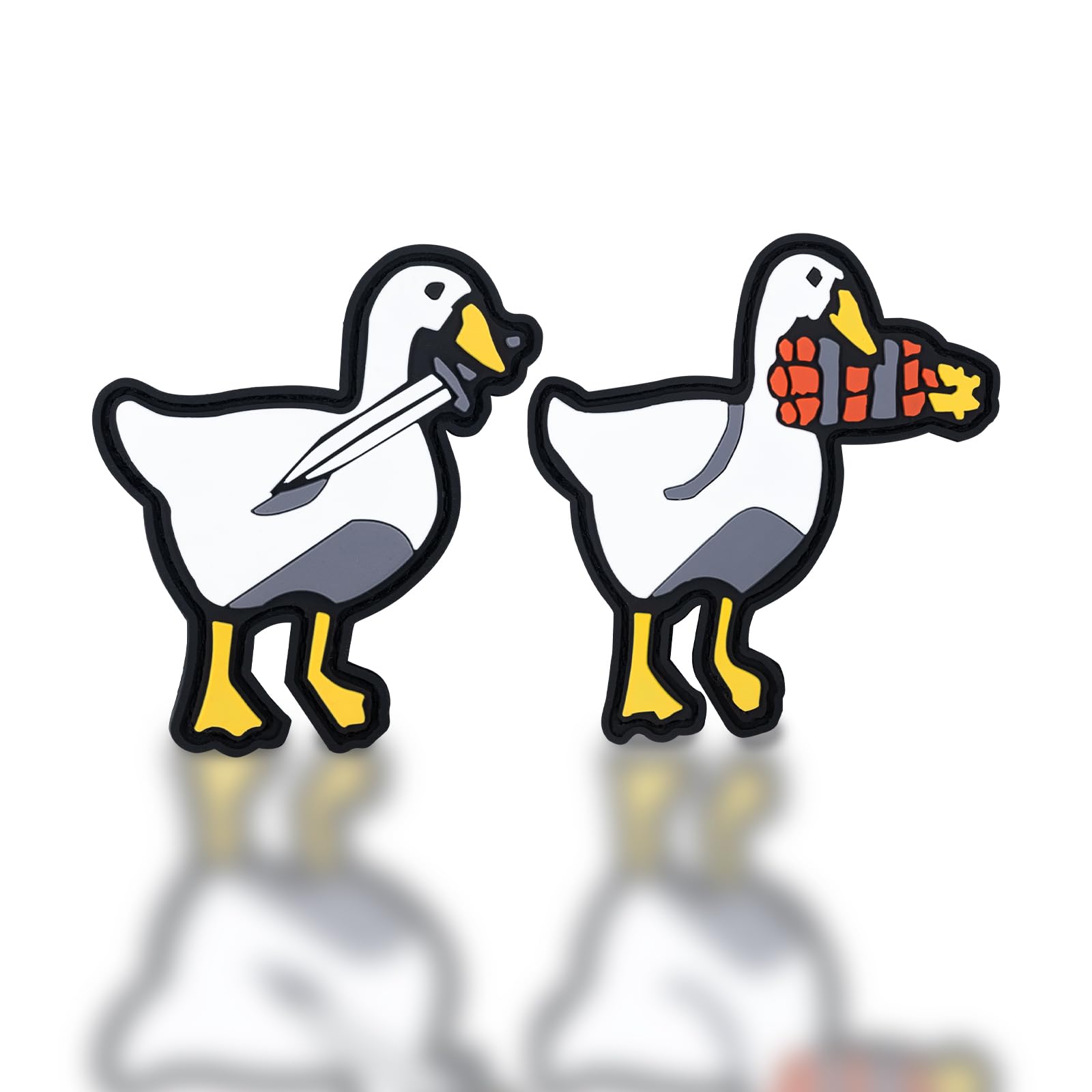 Amazon.com: backtime 2 PCS Goose with Explosive and Knife PVC Morale ...