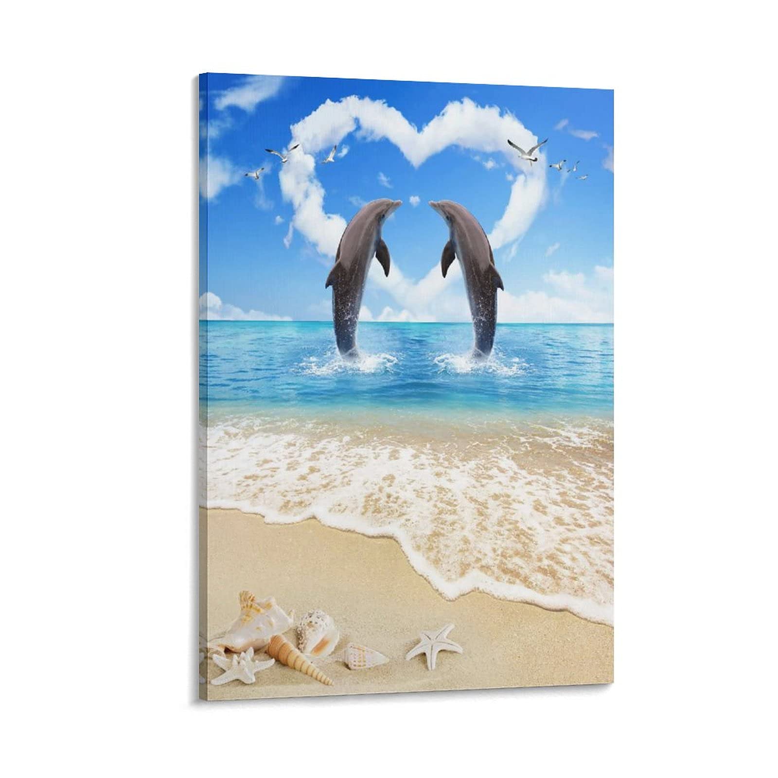 Real Dolphins Making A Heart