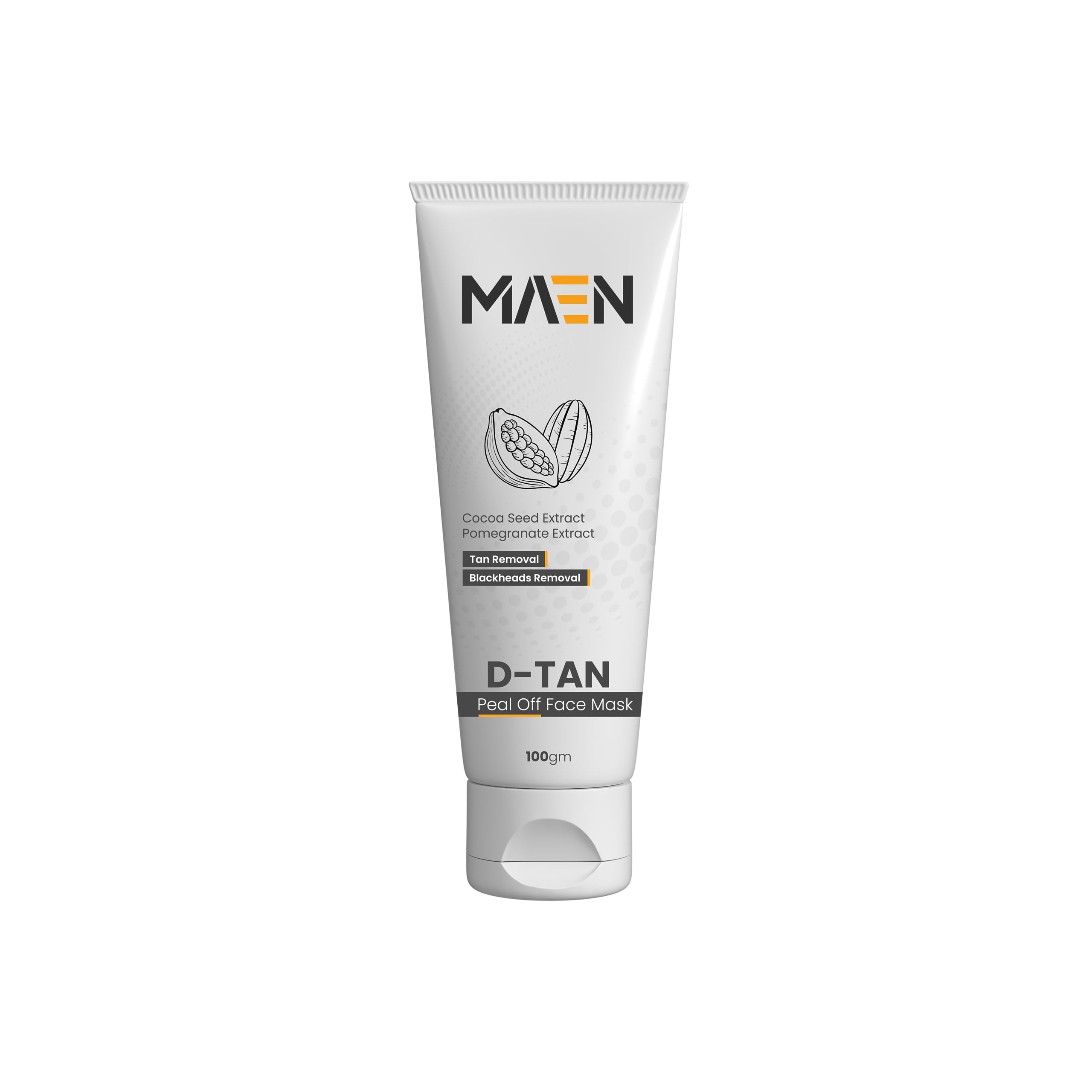 Buy MAEN DeTan Cocoa Peel Off Face Mask Men | Pomegranate Peel Off Mask ...