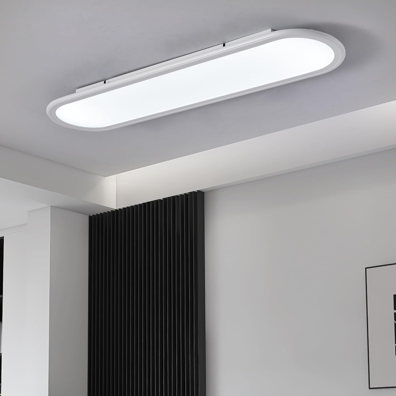 Ganeed 27.6 Inch LED Ceiling Light,Full Spectrum Linear Ceiling Lamps ...