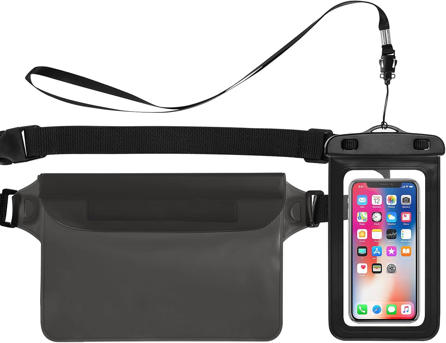 Bigqin Universal Waterproof Phone Pouch + Waist Bag, Underwater Case ...