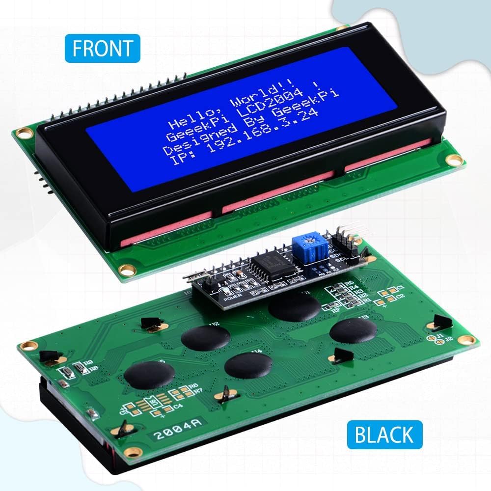 Blue Backlit I2C LCD Display Module for Raspberry Pi Nepal | Ubuy