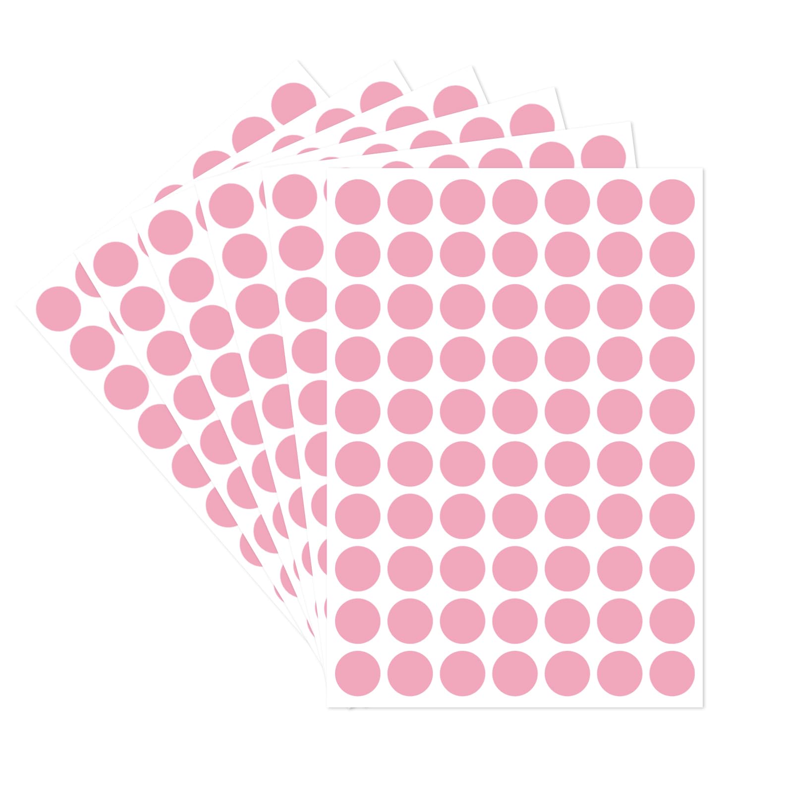 Amazon.com : Starboling Dot Stickers,1/2 Inch Pink Circle Stickers ...