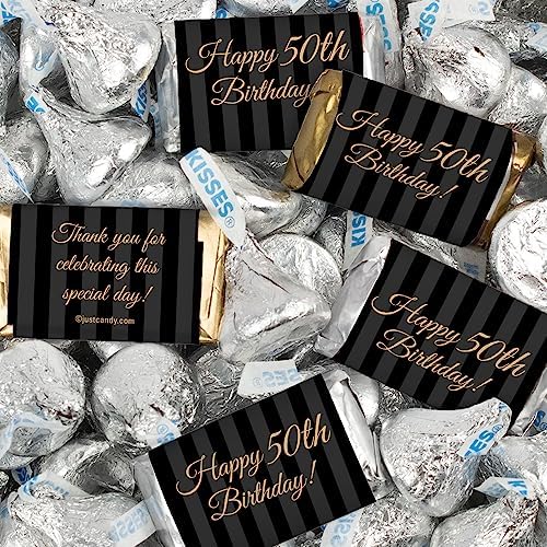 Amazon.com: 116 Pcs 50th Birthday Candy Party Favors Chocolate ...