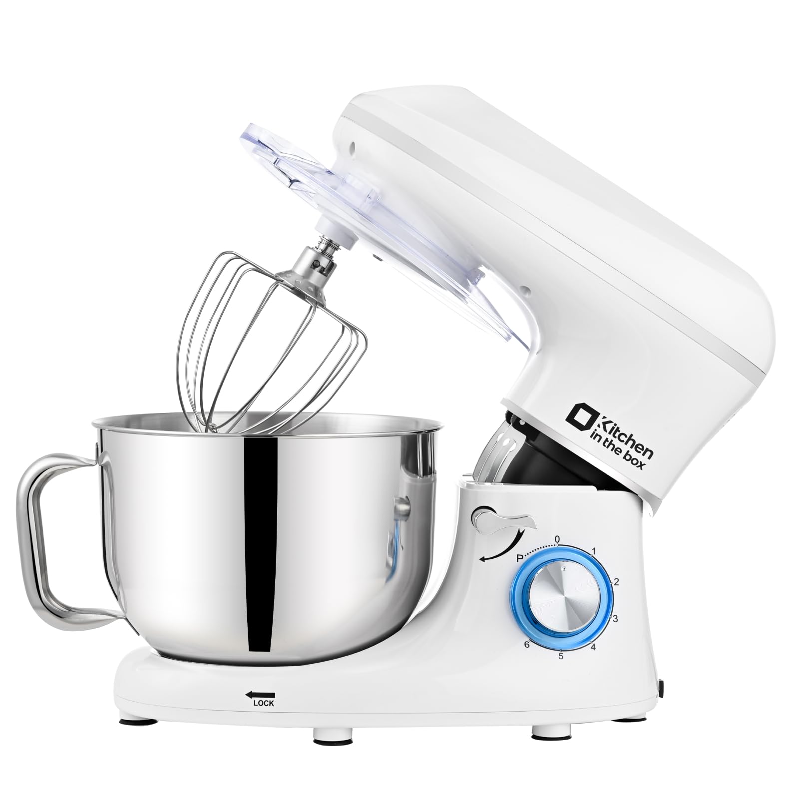 Amazon.com: Kitchen in the box Stand Mixer, 6.5QT 660W Kitchen Electric ...