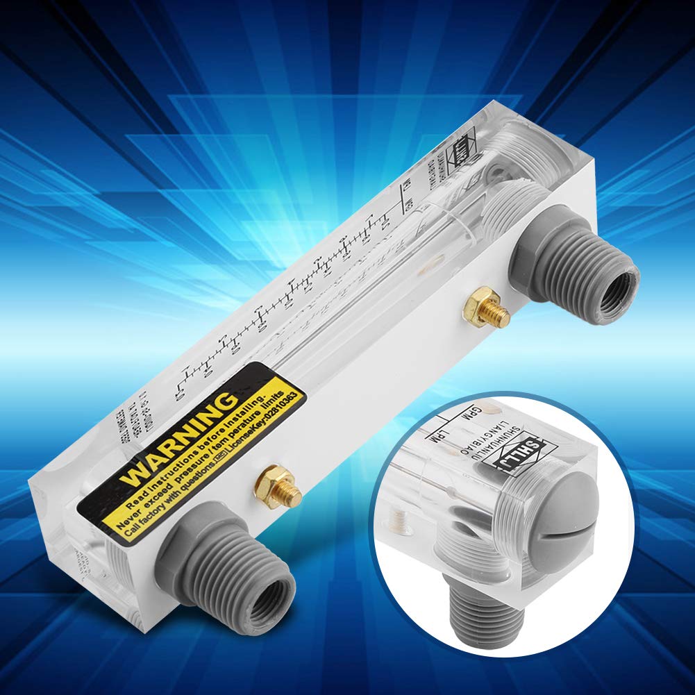 Snapklik.com : Liquid Flowmeter, Water Meter Panel Type Glass Liquid ...