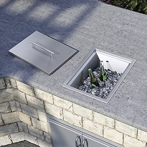 Snapklik.com : Ruvati Insulated Ice Chest Sink 15 X 20 Inch Outdoor BBQ ...