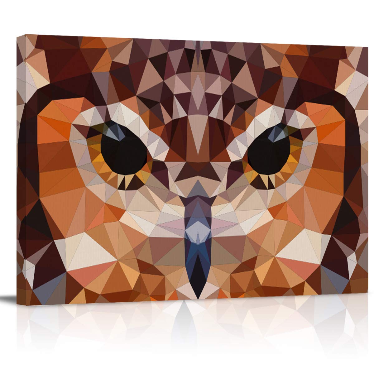 Geometric Owl Head
