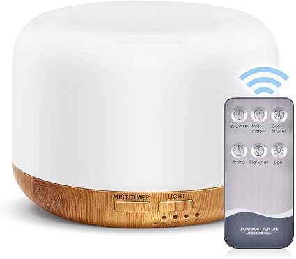 300ML Essential Oil Diffuser,Remote Control Aromatherapy Diffusers ...