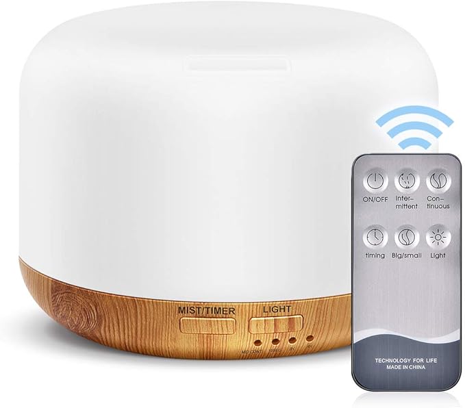 300ML Essential Oil Diffuser,Remote Control Aromatherapy Diffusers ...