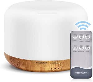 300ML Essential Oil Diffuser,Remote Control Aromatherapy Diffusers ...
