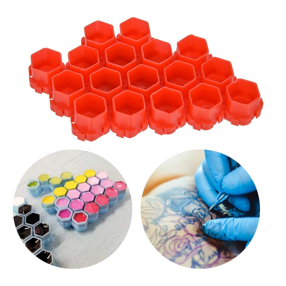 Amazon.com: Ink for Tattooing, Pigment Ink Cups 200Pcs Pigment Ink Cups ...