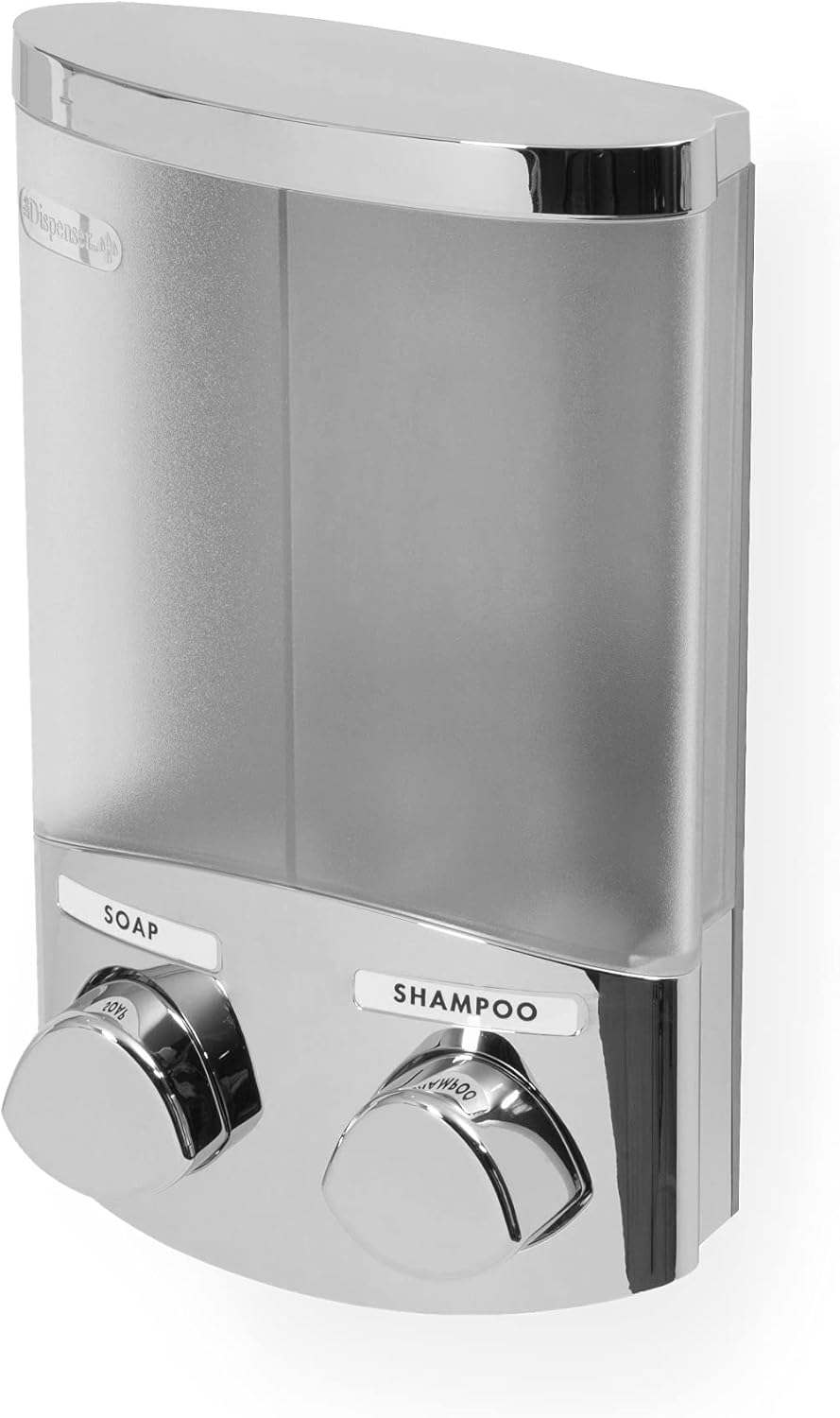 Compactor Wall-Mounted Stick-On Double Soap Dispenser, 2 x 310ml ...