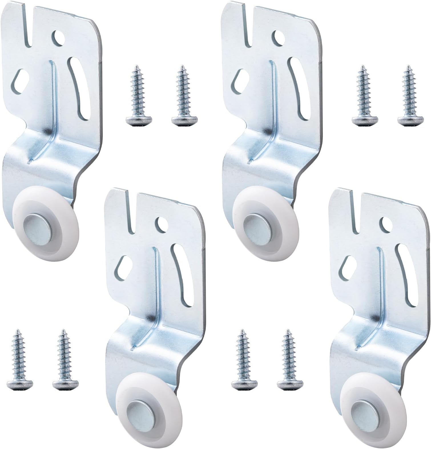 Amazon.com: Closet Sliding Door Hardware Wardrobe Roller Kit for Top ...