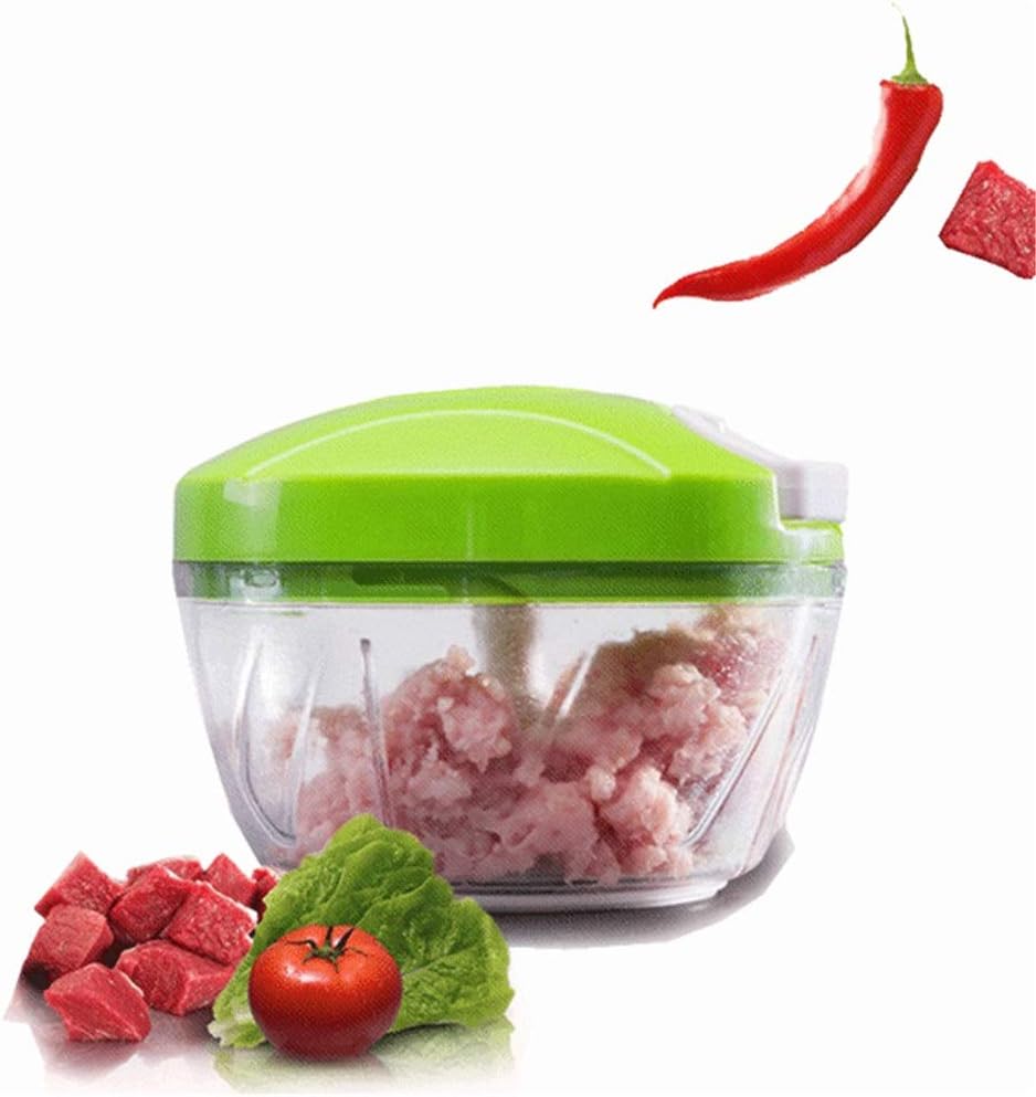 Amazon.co.jp: Manual Food Chopper Vegetable Food Chopper Hand Speedy ...