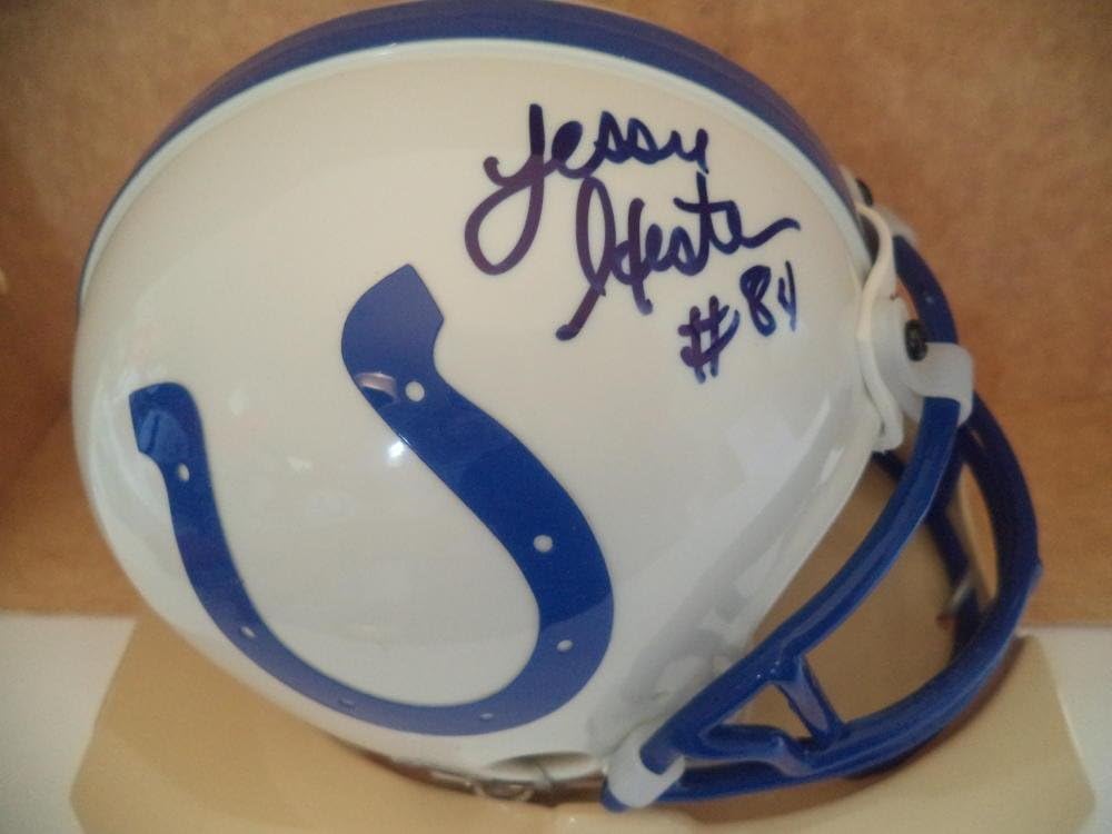 Amazon.com: Jessie Hester Autographed Mini Helmet - Riddell Coa ...