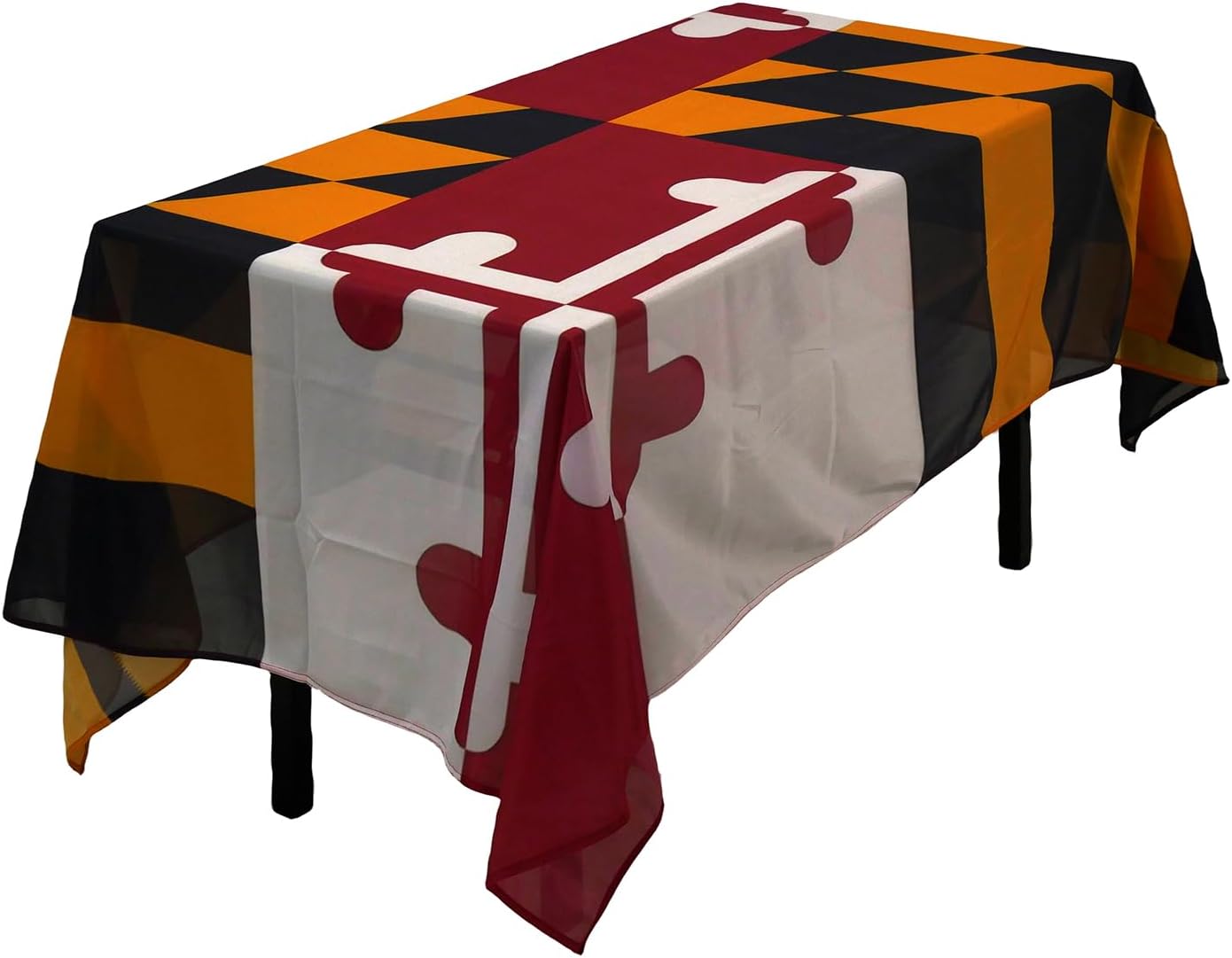 Amazon.com: MSFHHA Rectangular Tablecloth Maryland State Flag ...